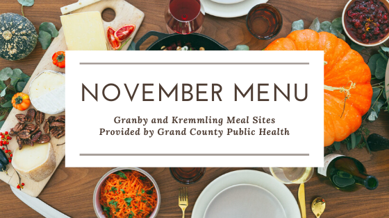 November Menu | Mountain Family Center